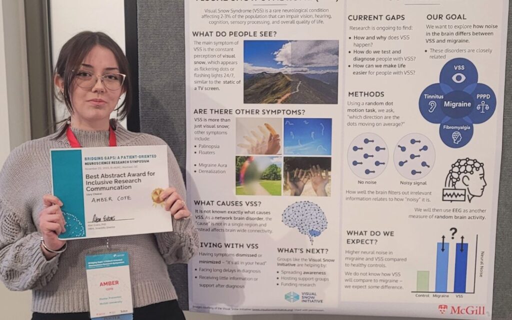McGill Student Presents Visual Snow Research at Patient-Oriented ...